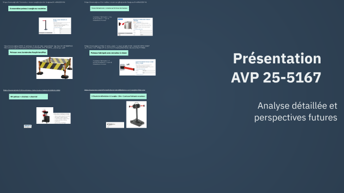 Présentation AVP 25-5167 by Thibault DEMANGE on Prezi