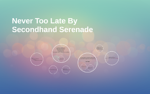 Never Too Late By by Skye Simmons on Prezi