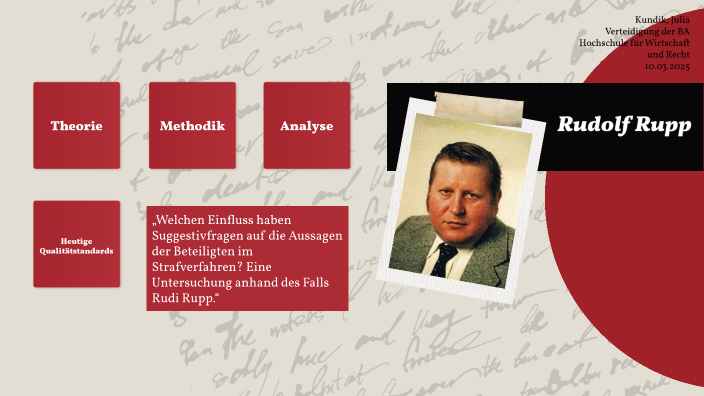 Rudolf Rupp by Julia Kundik on Prezi