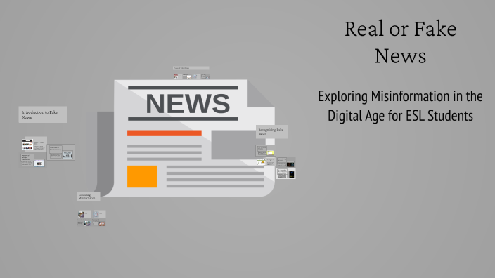 Real or Fake News by Cidalia Duarte on Prezi