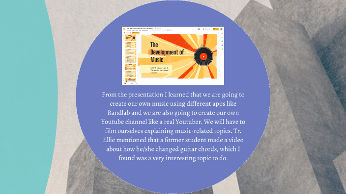 Music process journal by Trinity (崔雨瑄) Tsui on Prezi
