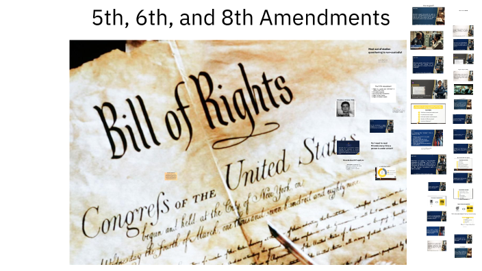 5th,6th & 8th Amendments by on Prezi