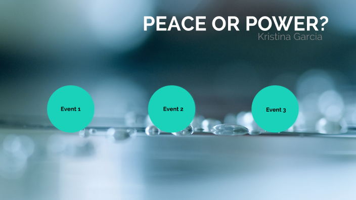 07.02 PEACE OR POWER? Assignment by Kristina Garcia on Prezi