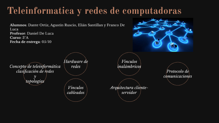 Teleinformática y redes de comunicación by Coco Guerra on Prezi