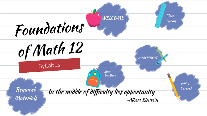 Mr. Graham's Foundations of Math 12 Syllabus by Torben Graham on Prezi