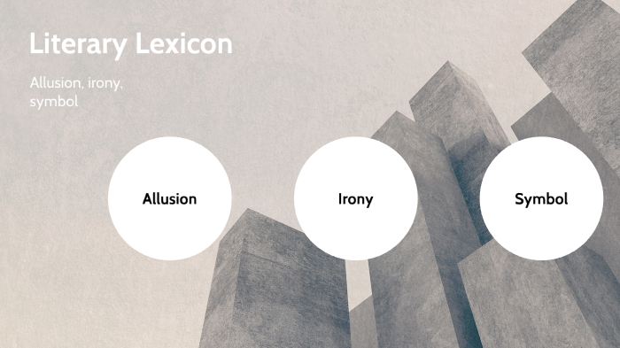 allusion, irony, symbol by luis eduardo familia robiou on Prezi