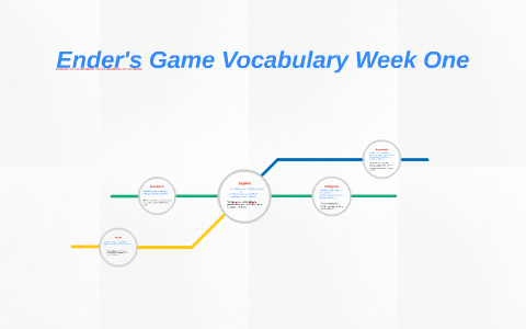 Ender's Game Vocabulary Week One by Beth Rosenberg