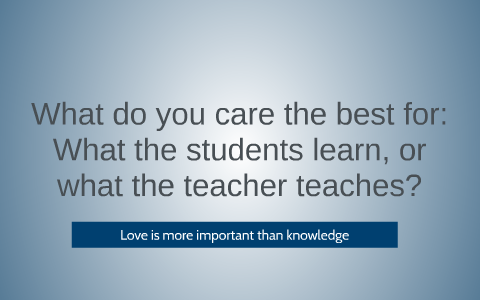 Love is more important than knowledge by Christian Torres on Prezi