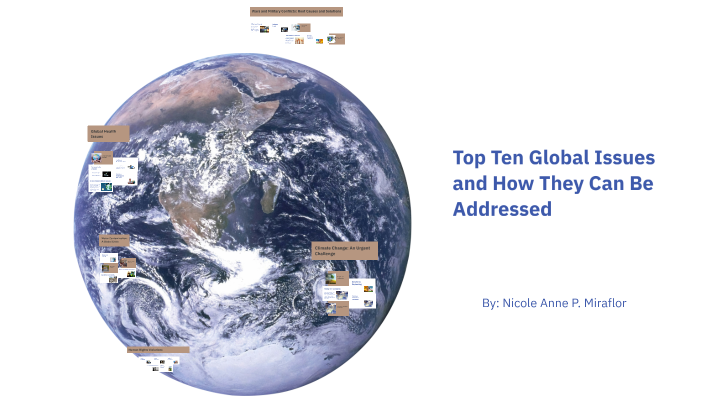 Top Ten Global Issues and How They Can Be Addressed by NICOLE ANNE ...