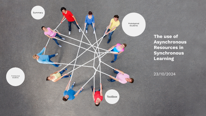 The Use of Asynchronous Resources in Synchronous Learning by Trevor ...