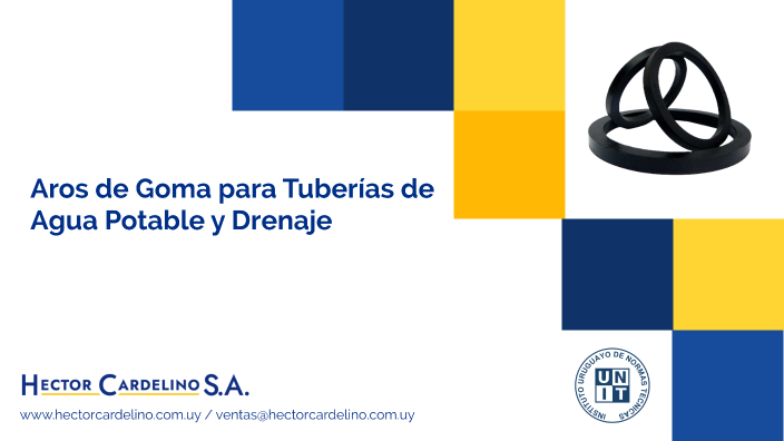 Aros de Goma para Tuberías de Agua Potable y Drenaje by Maria Carde on ...