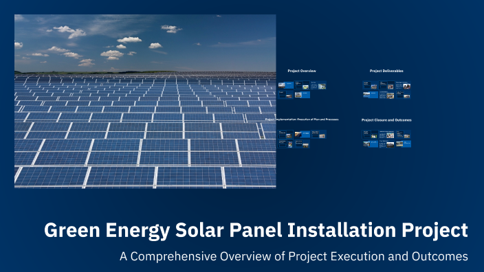 Green Energy Solar Panel Installation ProjectGreen Energy Solar Panel ...