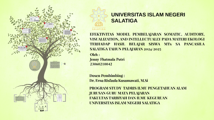 EFEKTIVITAS MODEL PEMBELAJARAN SOMATIC, AUDITORY, VISUALIZATION, AND INTELLECTUALLY PADA MATERI ...