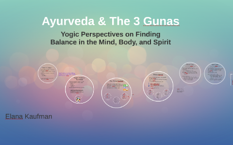 Ayurveda & The 3 Gunas by Elana Kaufman on Prezi