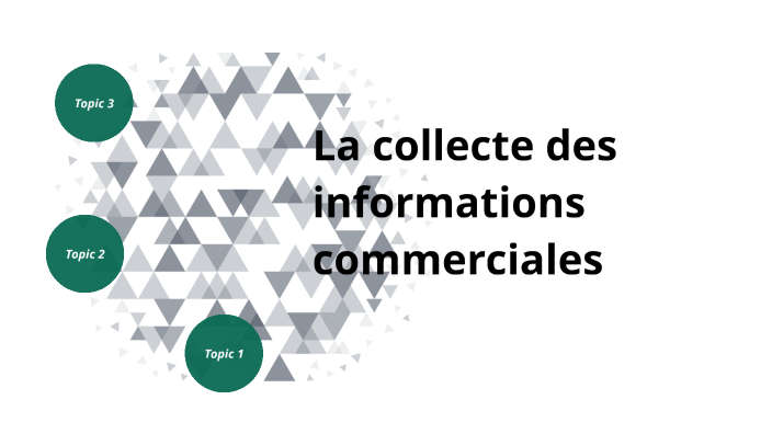 La collecte des informations commerciales by Elisa Pichavant on Prezi