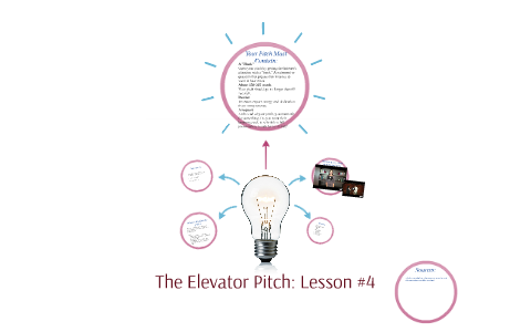 The Elevator Pitch: Lesson #4 by Heidi Resetarits on Prezi