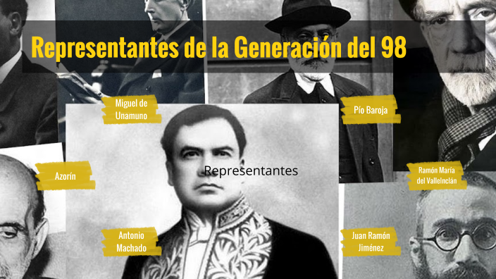 Representantes de la generación del 98 by E hola on Prezi