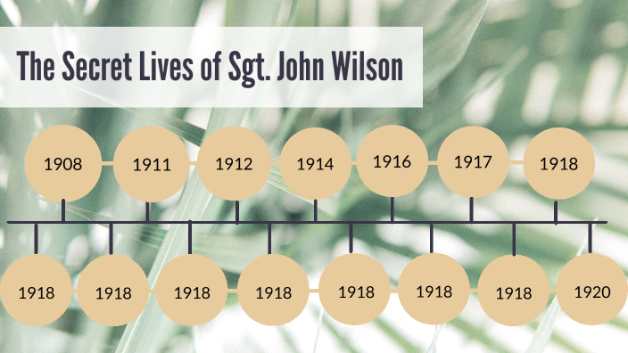 The Secret Lives Of Sgt. John Wilson by Jada Grainger on Prezi