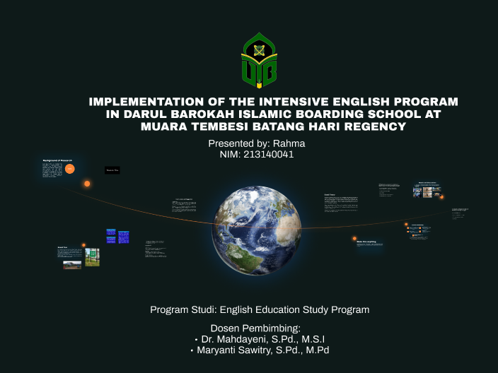 IMPLEMENTATION OF THE INTENSIVE ENGLISH PROGRAM IN DARUL BAROKAH ...