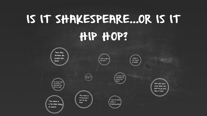 IS IT SHAKESPEARE...OR IS IT HIP HOP? by Sarah Powell on Prezi