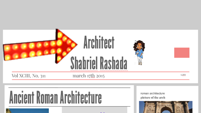 Ancient Roman Architecture by shabriel rashada on Prezi