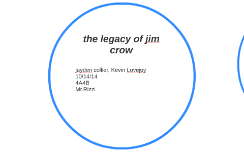 the legacy of jim crow by jayden collier on Prezi