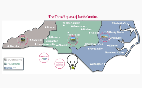 The Three Regions of North Carolina by Carol Anderson on Prezi