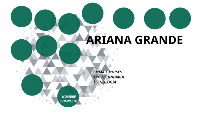 Ariana Grande by Emma Valverde on Prezi