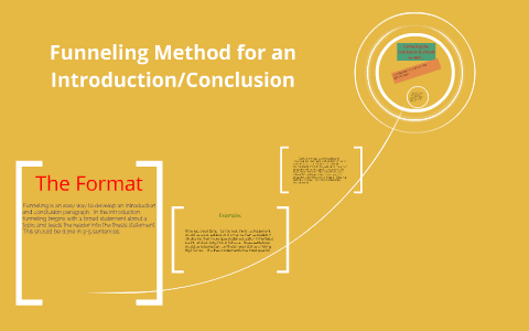 Funneling Method for an Introduction/Conclusion by Kelly Lowrance on Prezi