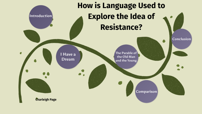How is Language Used to Explore the Idea of Resistance? by Charleigh ...