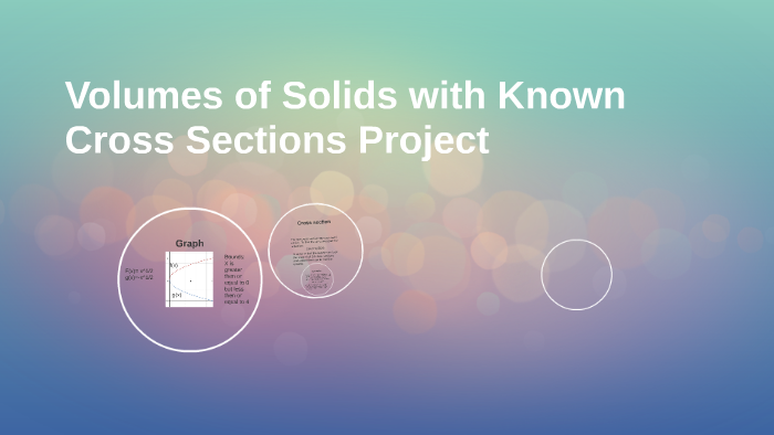 Volumes of Solids with Known Cross Sections Project by Derrickz10 ...