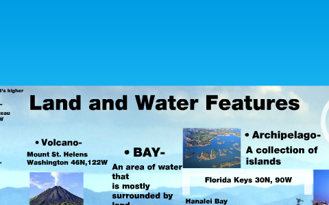 Land and Water features by Ashley Read on Prezi