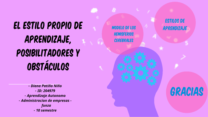 El estilo propio de aprendizaje, posibilitadores y obstáculos by DIANA ...