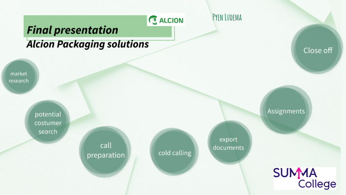 alcion packaging solutions by pyen ludema on Prezi