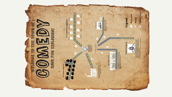 Comedy Map by Honors English Bell 2 on Prezi