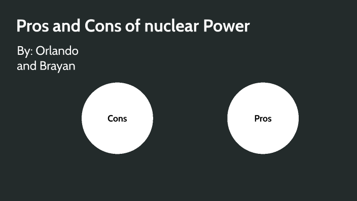 Pros and Cons of nuclear Power by Brayan Raya on Prezi