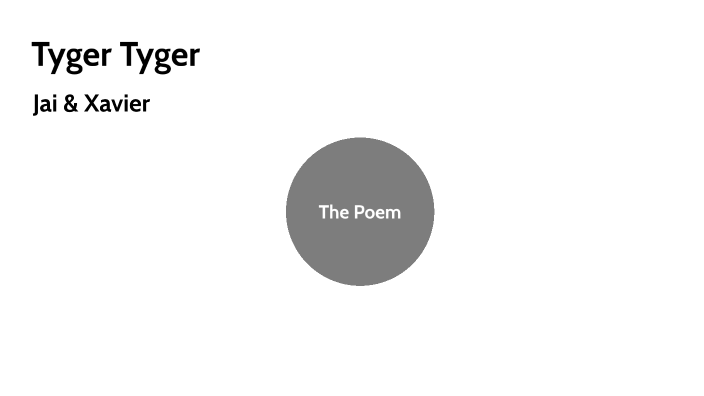 Tyger Tyger by Jai Ramirez on Prezi