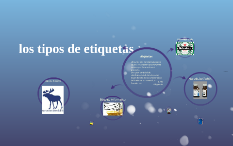 los tipos de etiquetas by on Prezi