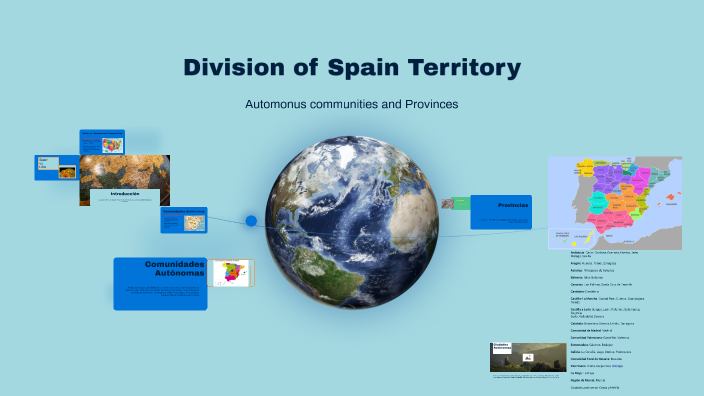 División del Territorio Español by Laura Charleston on Prezi