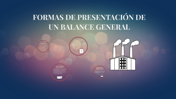 FORMAS DE PRESENTACIÓN DE UN BALANCE GENERAL by fatima rodriguez muñoz ...