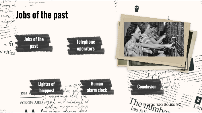 Jobs of the past by Margarida Sousa on Prezi