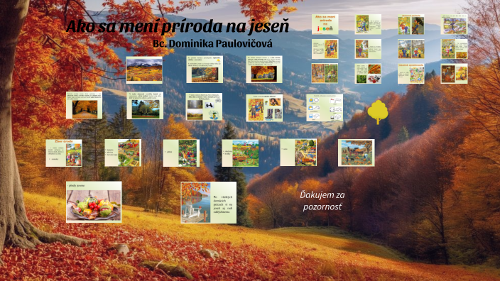 Ako sa meni priroda na jesen by Dominika Paulovičová on Prezi