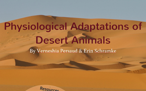 Physiological Adaptations of Desert Animals by Erin Schramke on Prezi