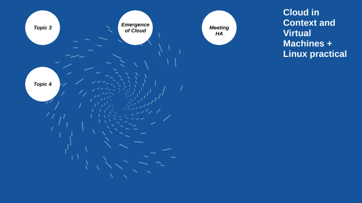 Cloud in Context and Virtual Machines + Linux practical by Jac Llyr Thomas on Prezi