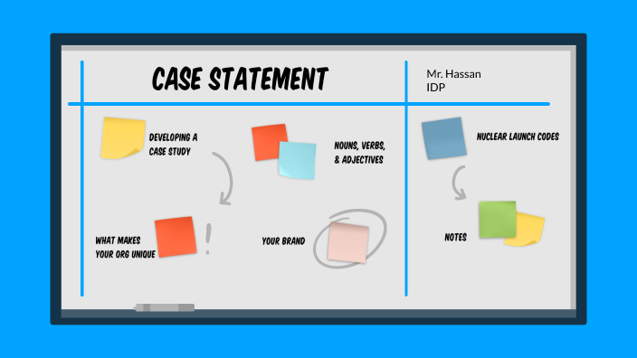 Case Statement by Em D on Prezi