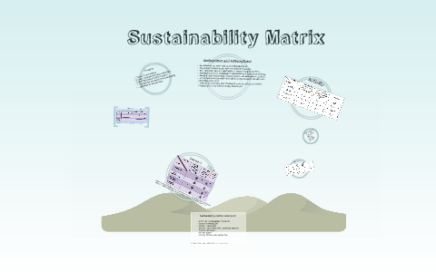 Sustainability Matrix by April Orr on Prezi