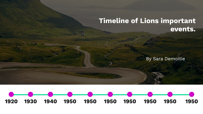 Lion Timeline by Sara Demoitie on Prezi