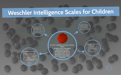 Weschler Intelligence Scales for Children by Lisa Busch on Prezi