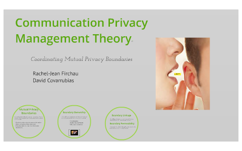 Communication Privacy Management Theory by Rachel-Jean Firchau on Prezi