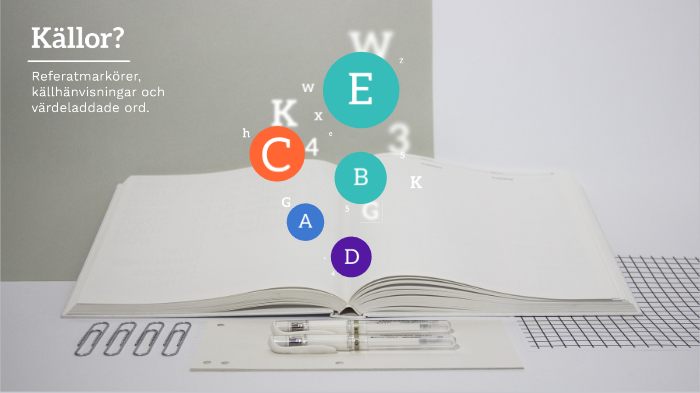 Referatmarkörer, källhänvisningar och värdeladdade ord by Therese ...